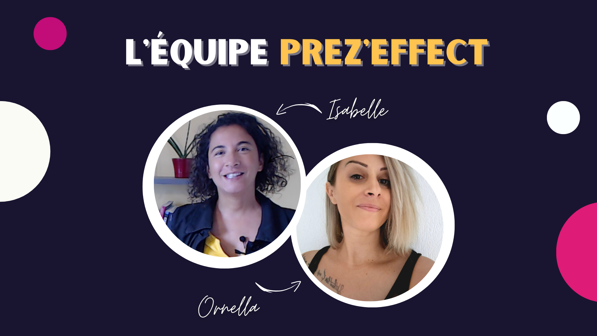 L'équipe Prez'effect à vos côtés pour créer vos formations en ligne